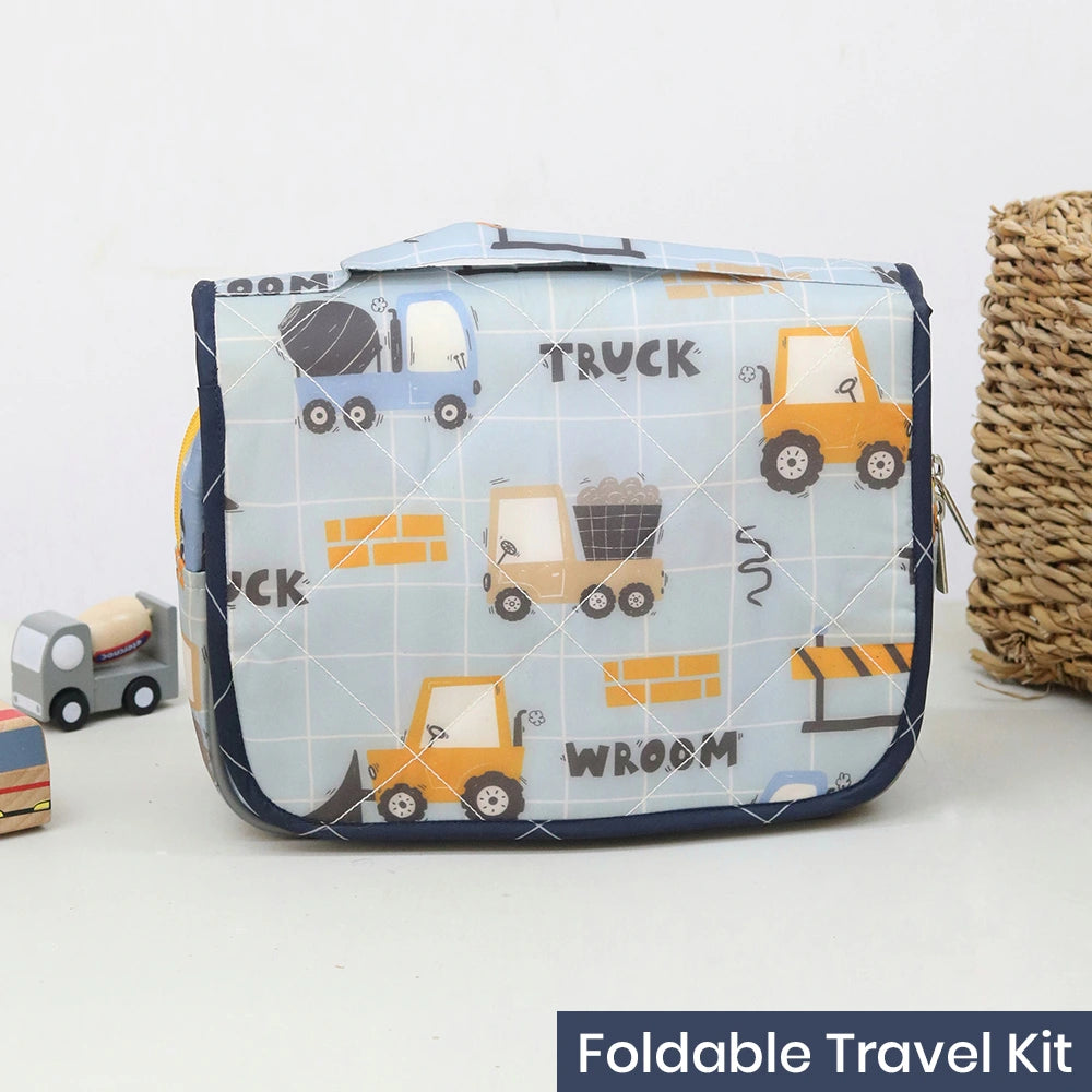 Foldable Travel Kit - Blue Truck – Rosada Baby
