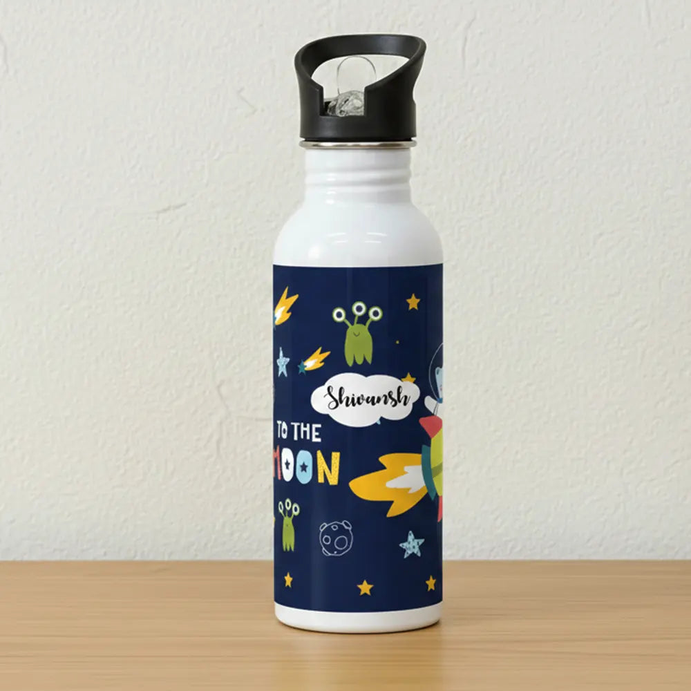 Steel Sipper Bottle (750ml) - Space – Rosada Baby